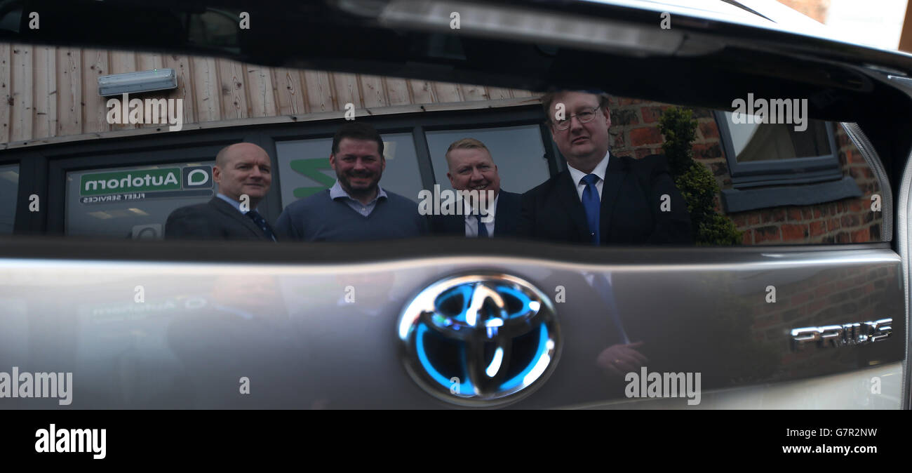 Toyota Fleet handover to The Engine Works, York Stock Photo - Alamy