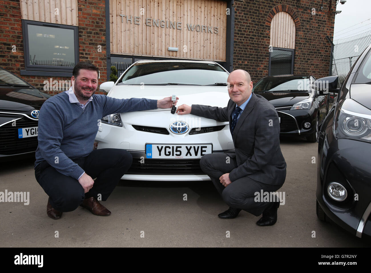 Toyota fleet handover to engine works hi-res stock photography and ...
