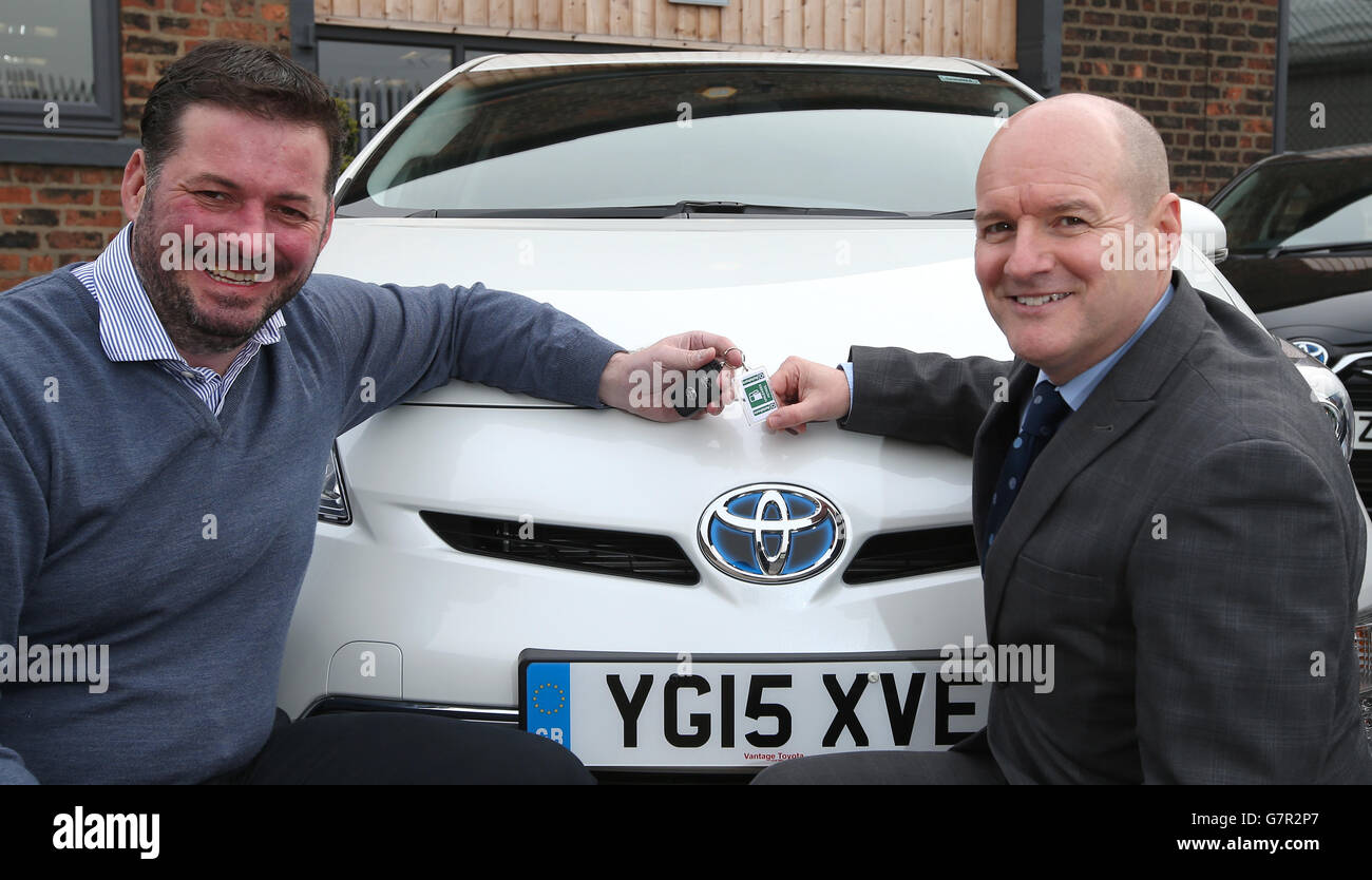 Toyota fleet handover to the engine works hi-res stock photography and ...