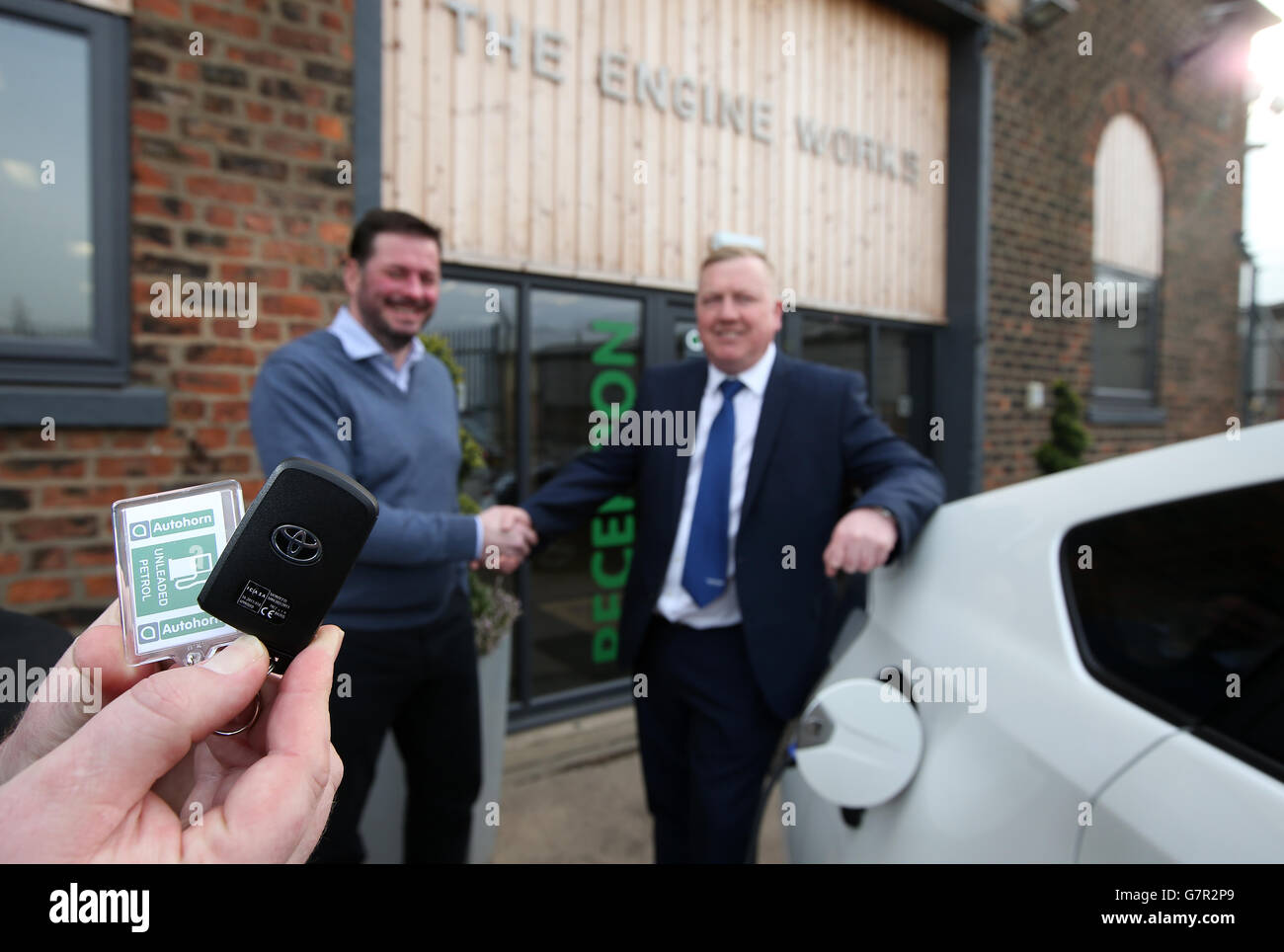 Toyota fleet handover to the engine works hi-res stock photography and ...