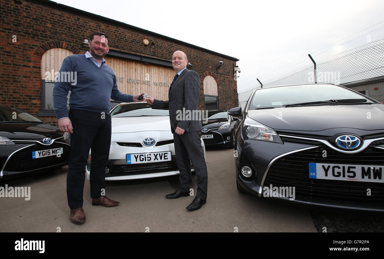 Toyota fleet handover to engine works hi-res stock photography and ...
