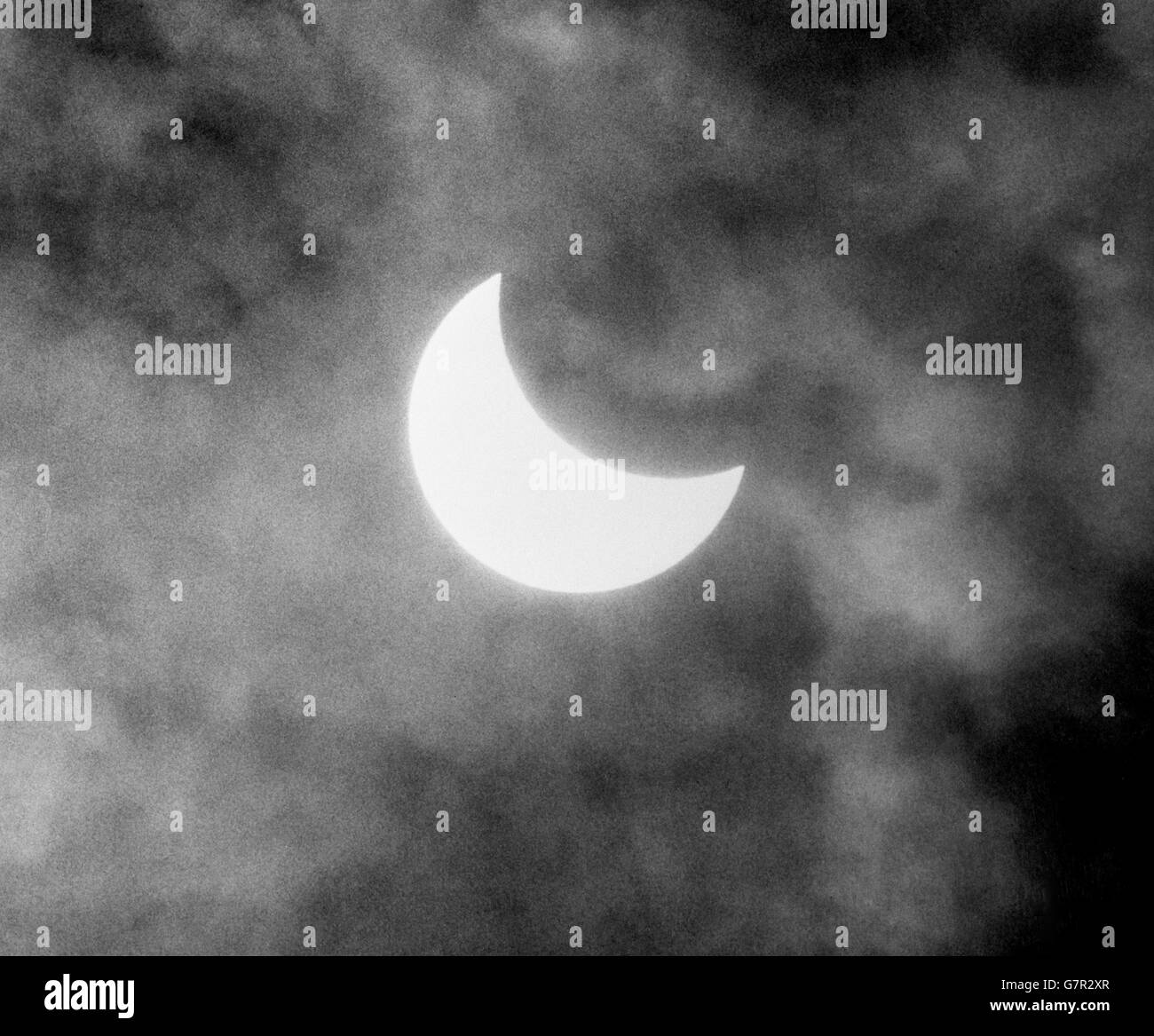 Astronomy - Total Eclipse - London Stock Photo - Alamy