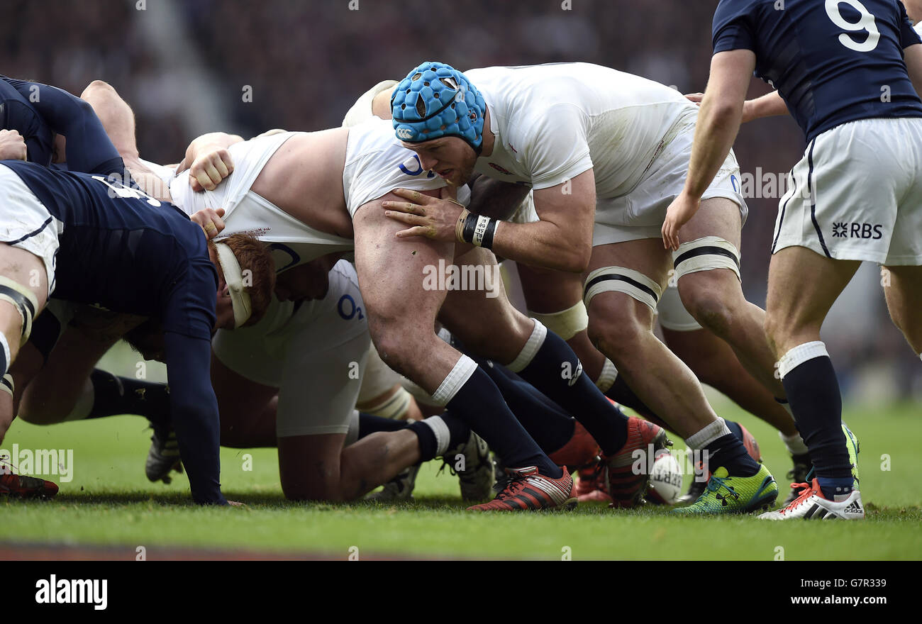 Rugby Union - 2015 RBS 6 Nations - England v Scotland - Twickenham ...