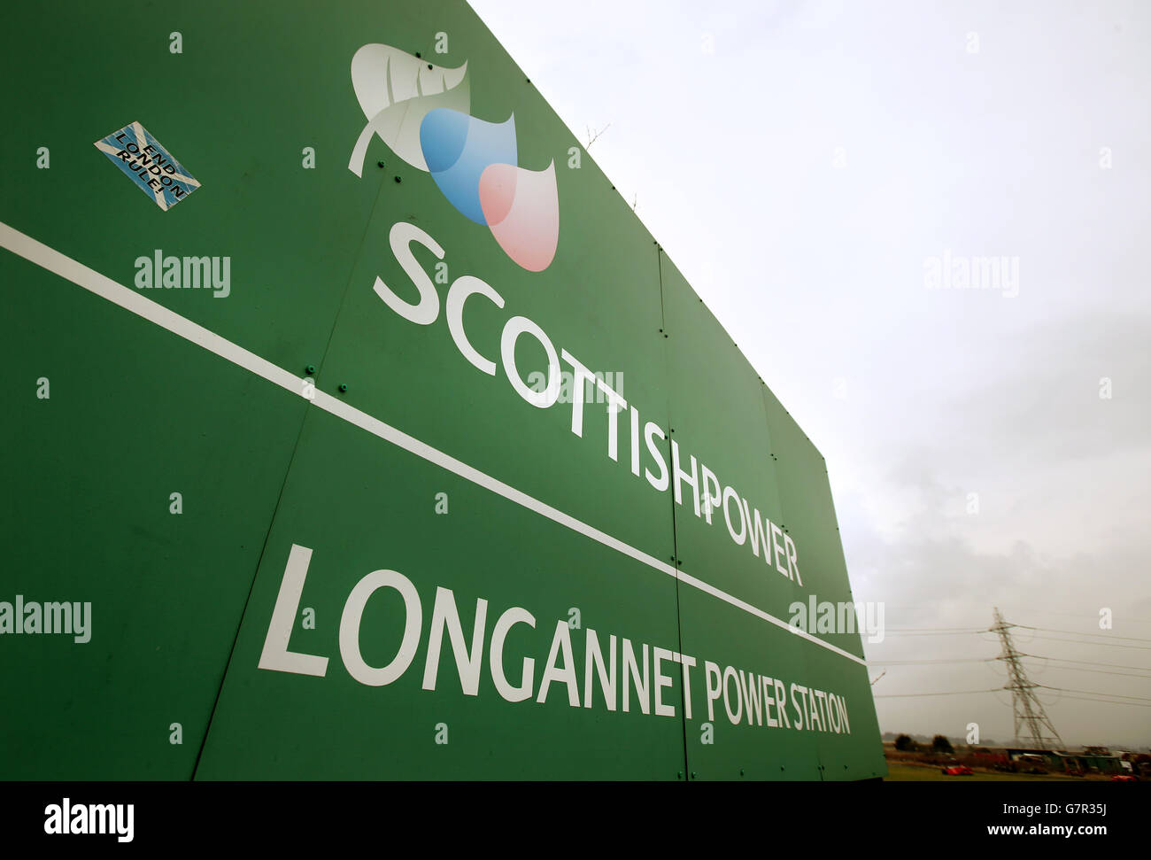 A general view of Longannet power station which was visited by Deputy ...