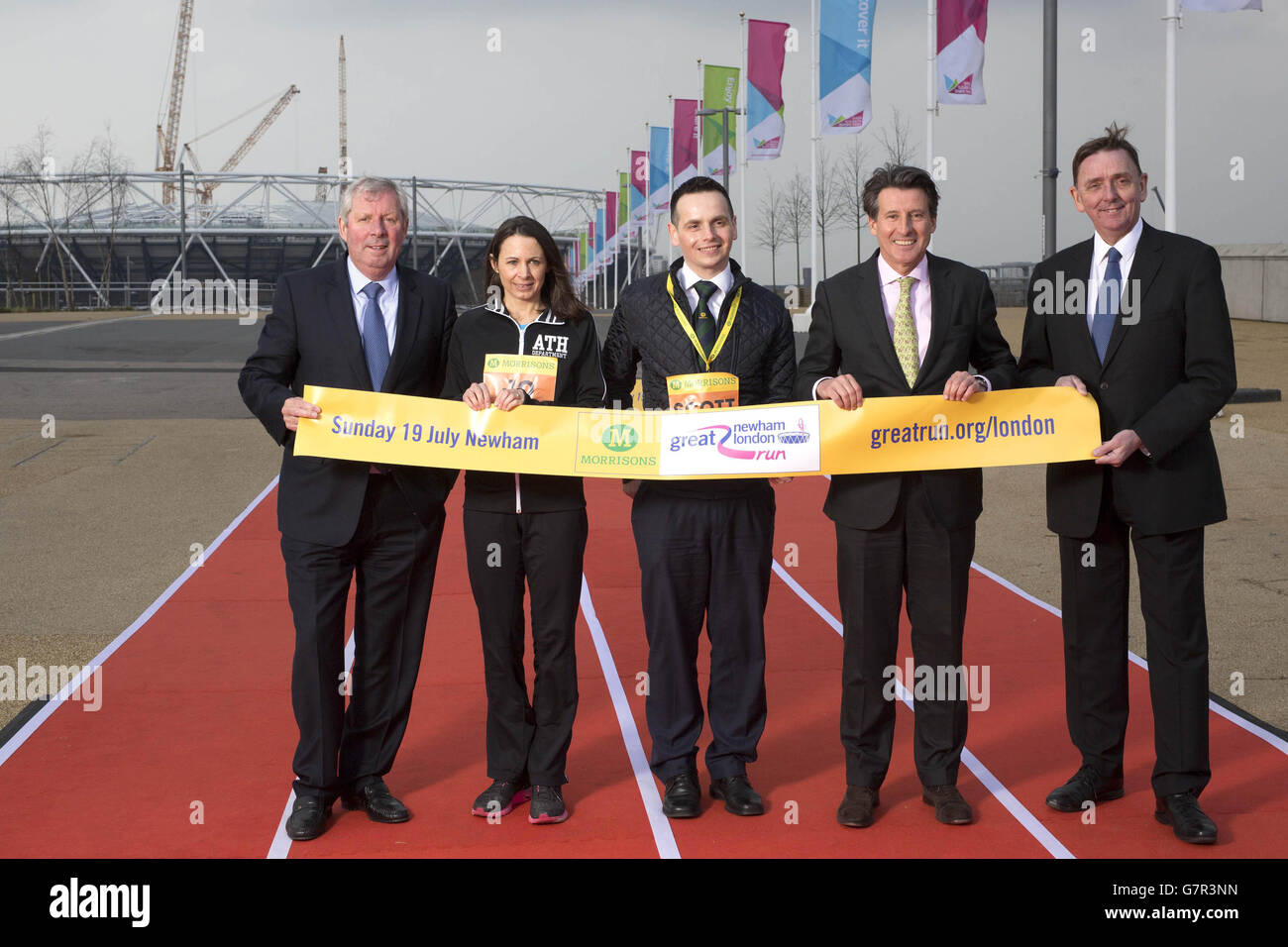 Morrisons Great Newham London Run 2015 Stock Photo - Alamy