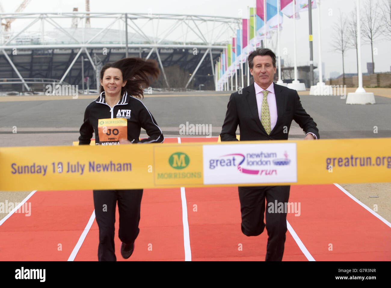 Morrisons Great Newham London Run 2015 Stock Photo - Alamy