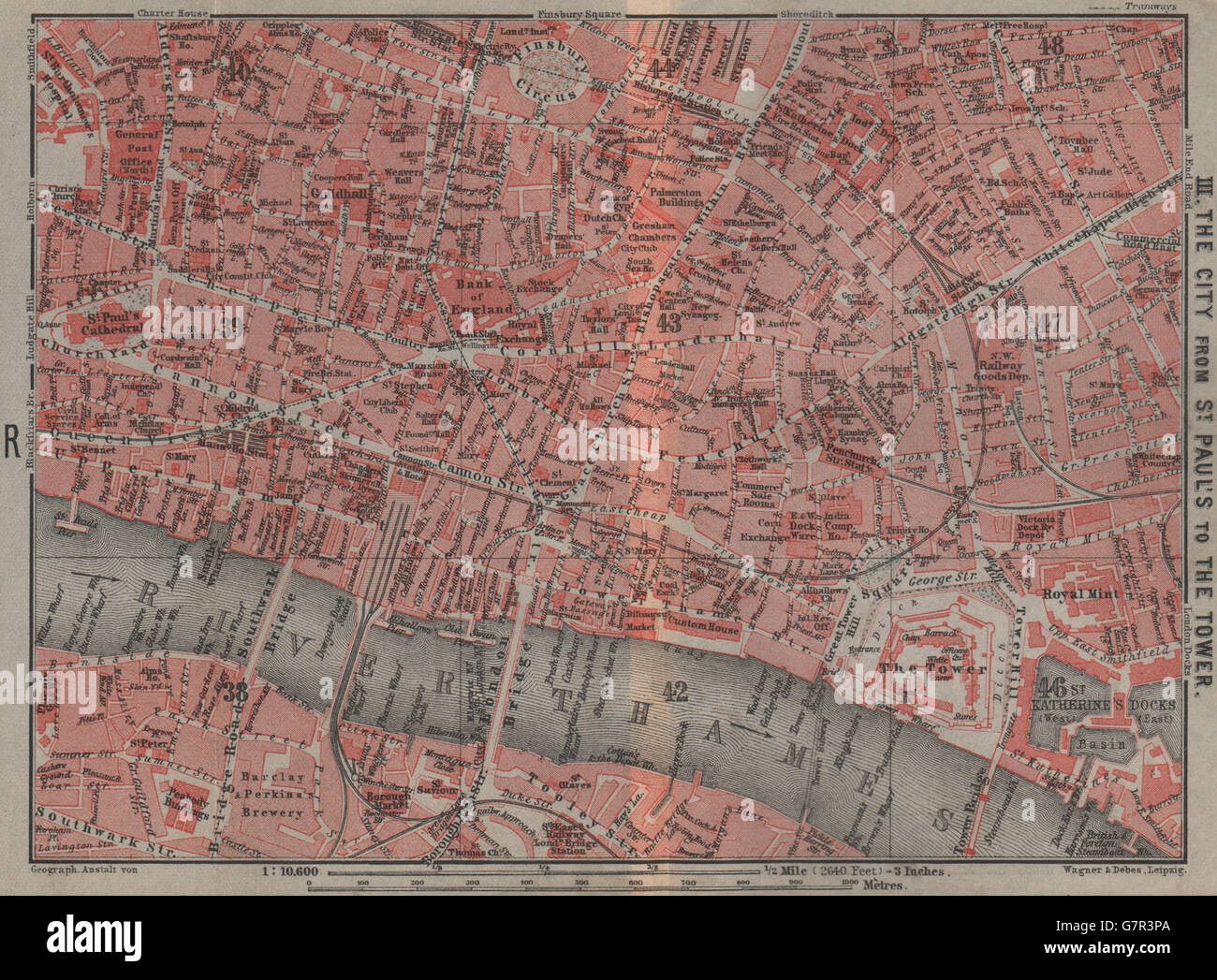 London square mile map hi-res stock photography and images - Alamy