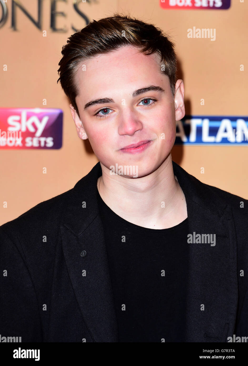 Dean-Charles Chapman attending the world premiere of the fifth series ...
