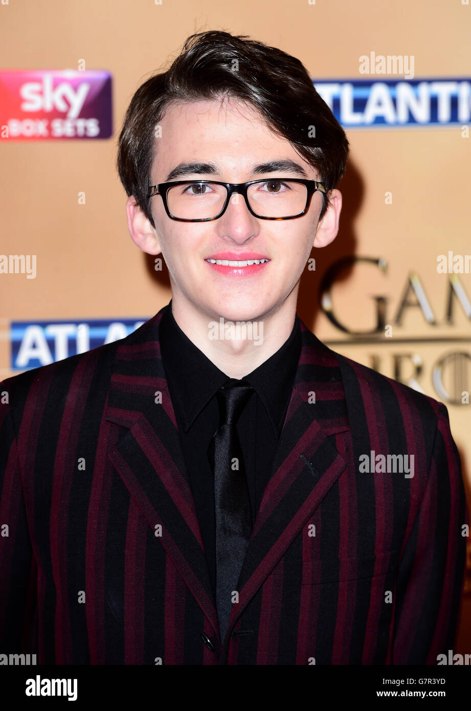 Isaac Hempstead-Wright attending the world premiere of the fifth series ...