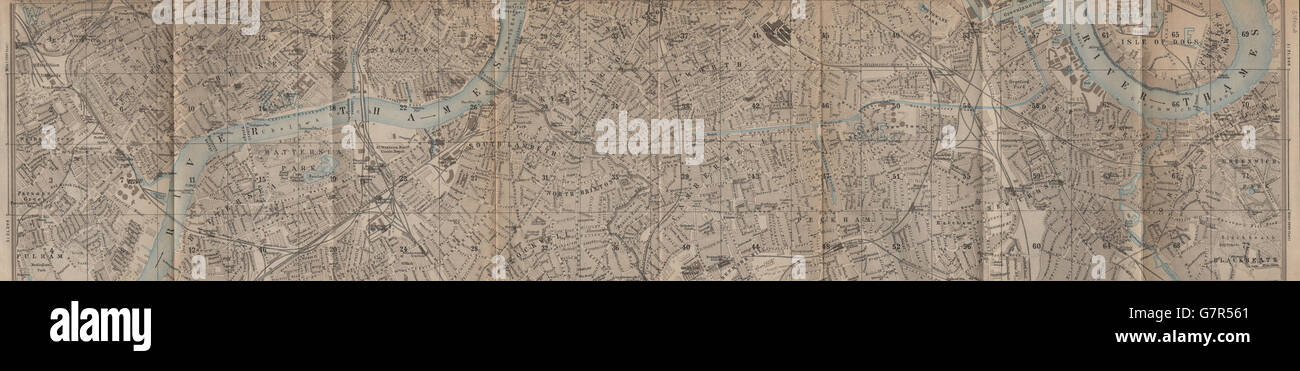 Map of brixton 1930 hi-res stock photography and images - Alamy