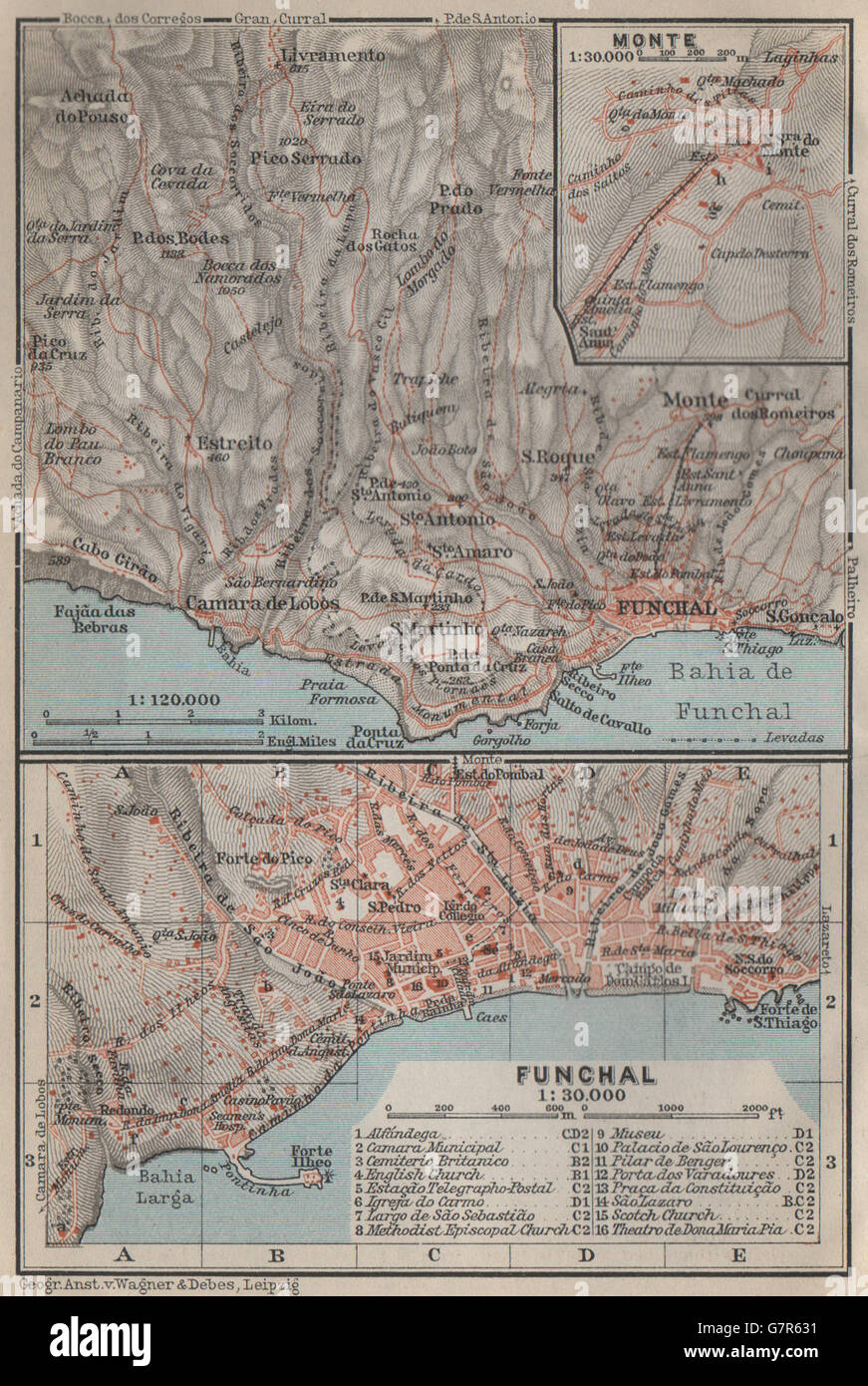 Map of madeira portugal hi-res stock photography and images - Alamy