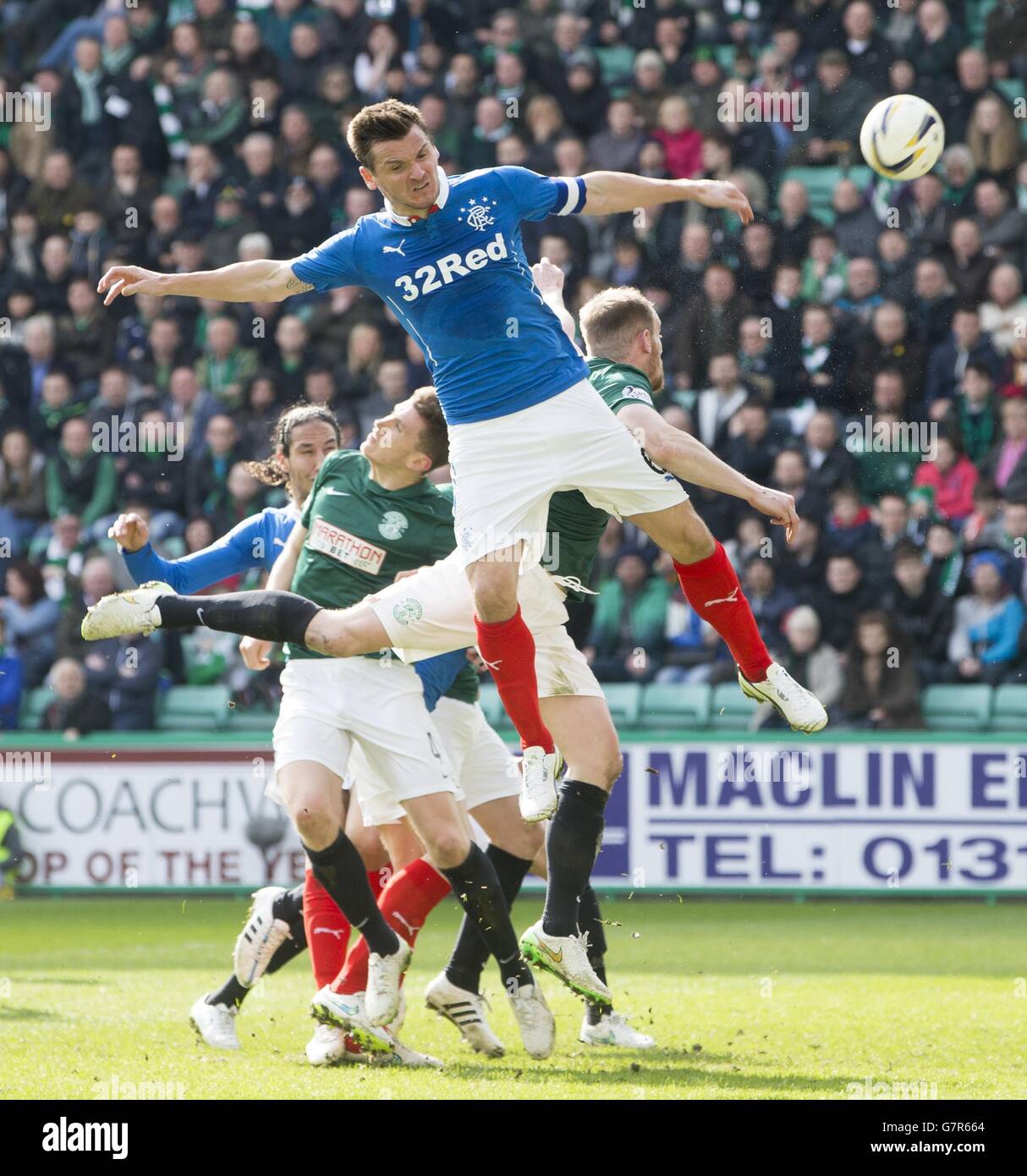 Rangers Lee McCulloch during the Scottish Championship match at Easter ...