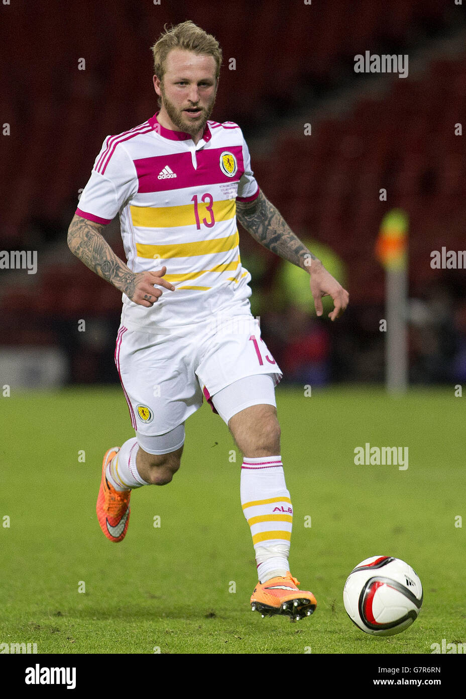 Scotland's Johnny Russell during the International Friendly at Hampden ...