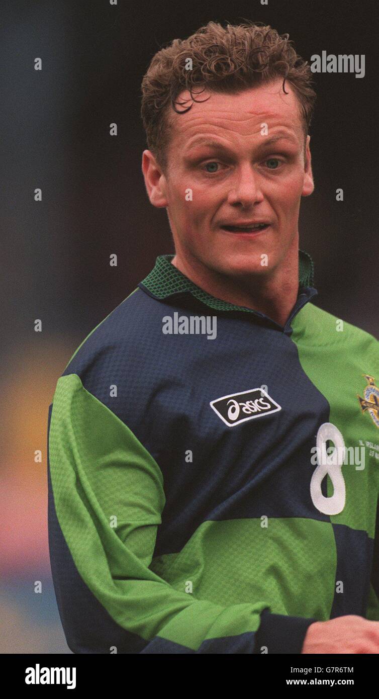 Soccer - World Cup Qualifier - Northern Ireland V Portugal Stock Photo ...