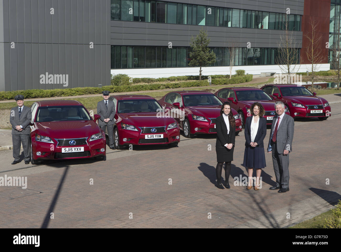 Little's Chauffeur Lexus fleet handover at Maxim Park near Glasgow ...