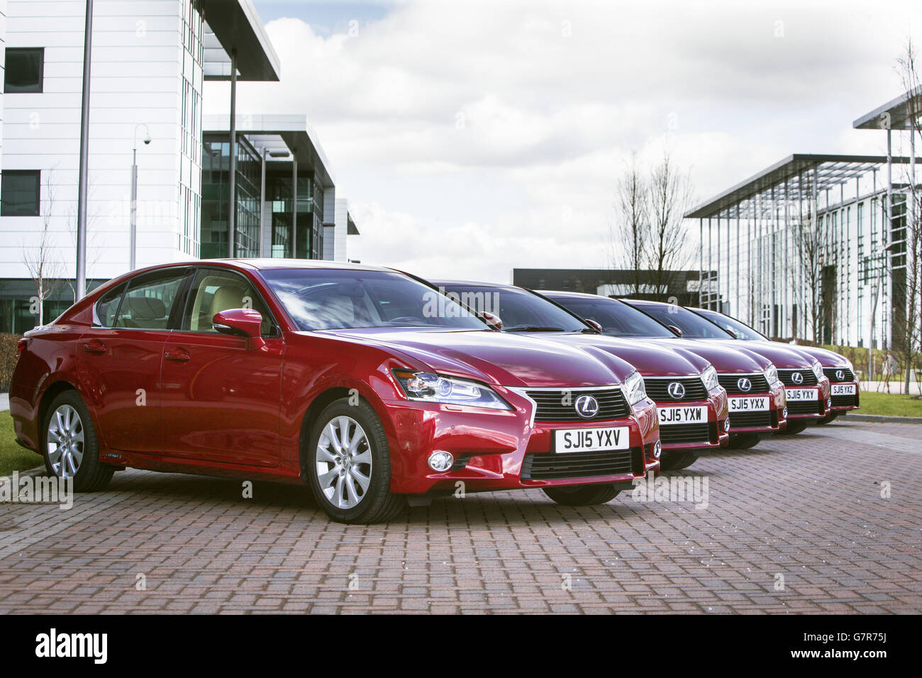 Little's Chauffeur Lexus Fleet Handover - Glasgow Stock Photo - Alamy
