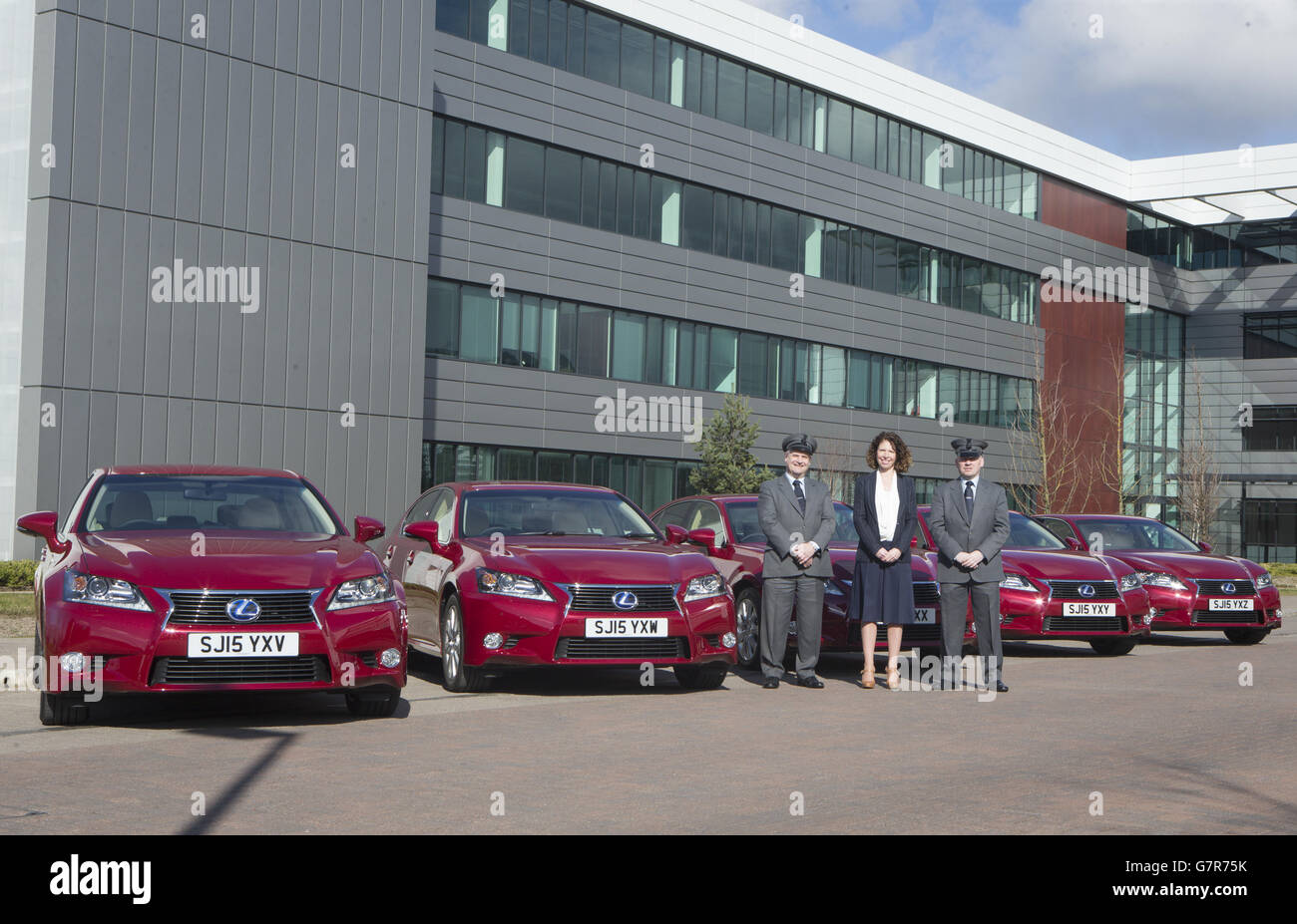 Little's Chauffeur Lexus Fleet Handover - Glasgow Stock Photo - Alamy