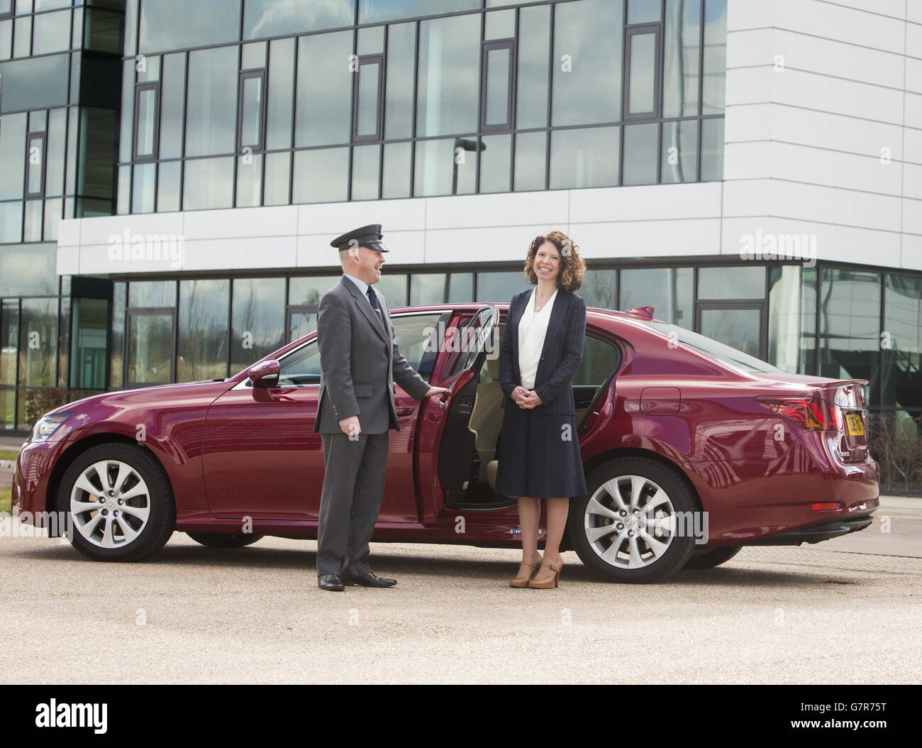 Little's Chauffeur Lexus Fleet Handover - Glasgow Stock Photo - Alamy