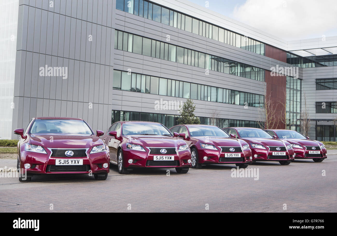 Little's Chauffeur Lexus Fleet Handover - Glasgow Stock Photo - Alamy