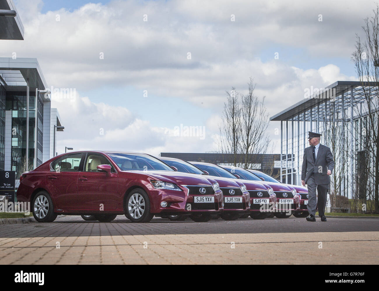 Little's Chauffeur Lexus Fleet Handover - Glasgow Stock Photo - Alamy