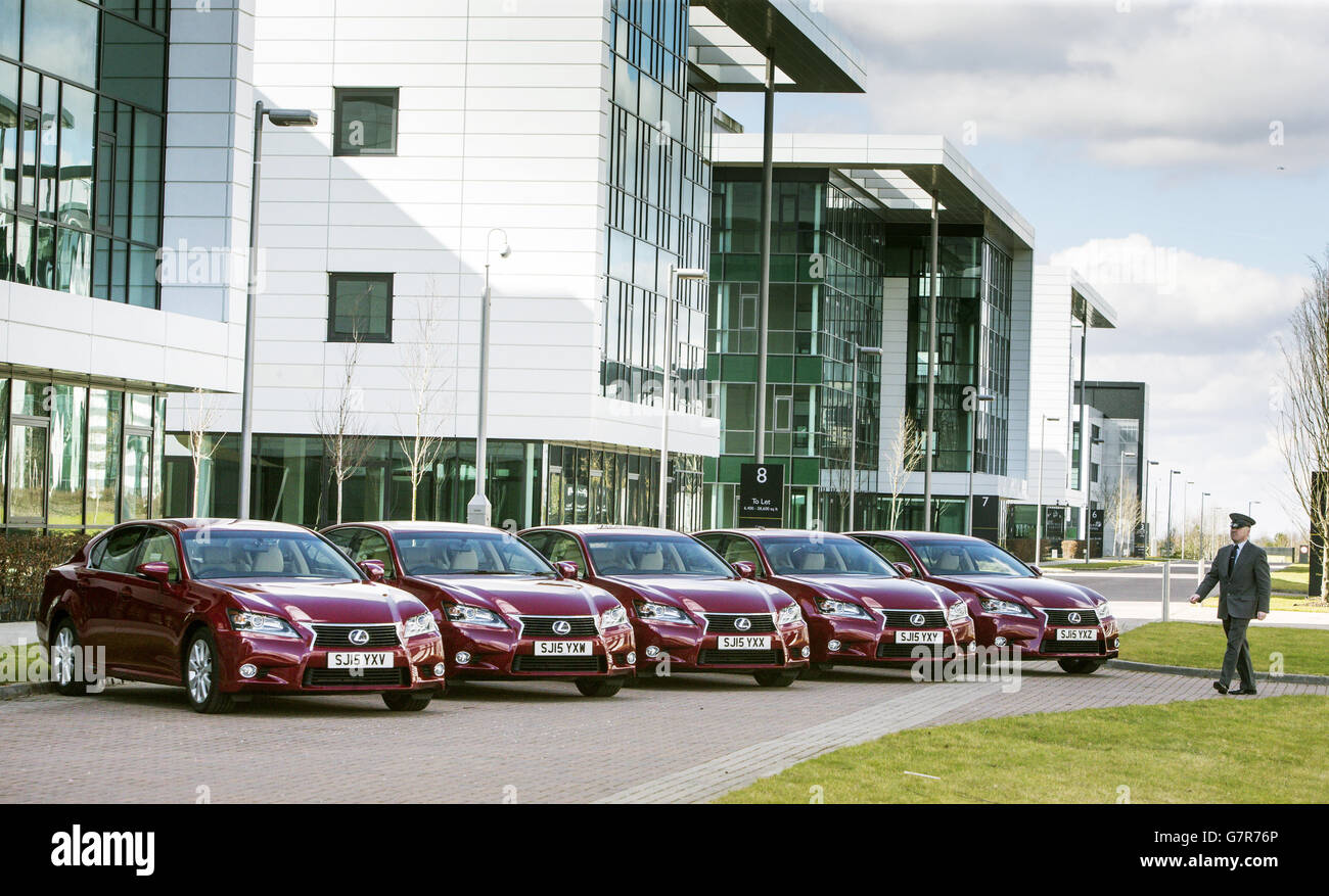Little's Chauffeur Lexus Fleet Handover - Glasgow Stock Photo - Alamy