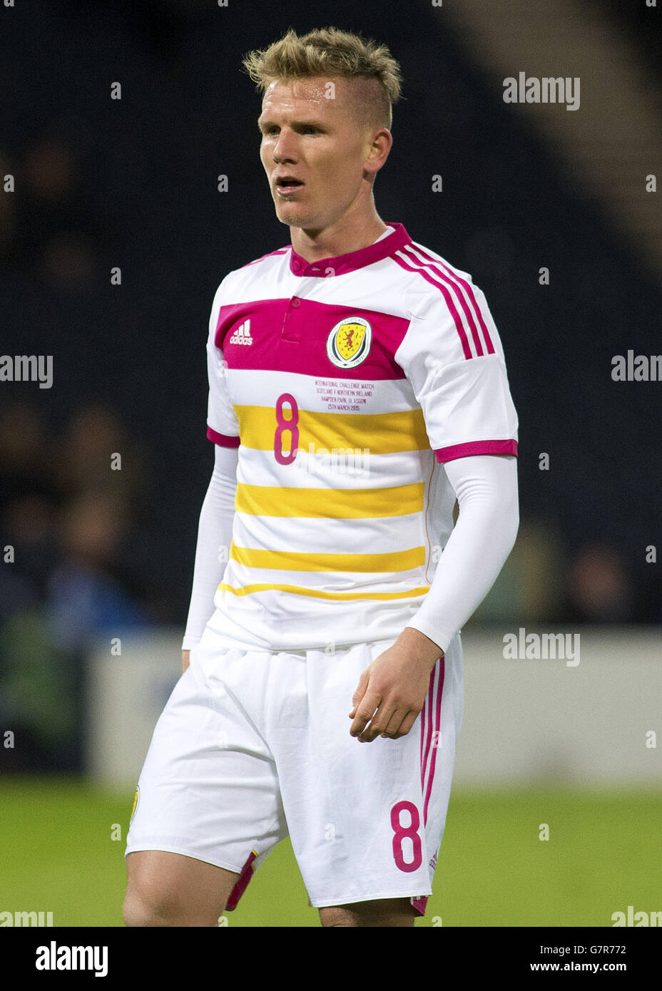 Scotland's Matt Ritchie during the International Friendly at Hampden ...