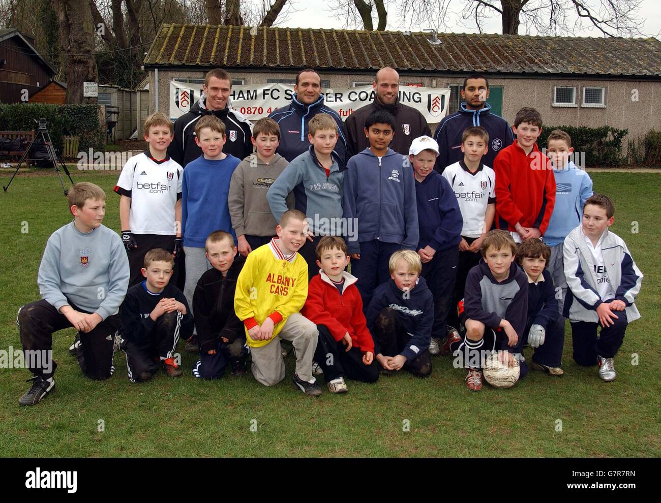 Surreys mark butcher nyan doshi with fulhams lee clark claus hi-res ...