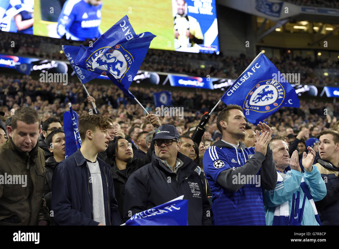 Soccer football crowd fans spectators ampics hi-res stock photography ...