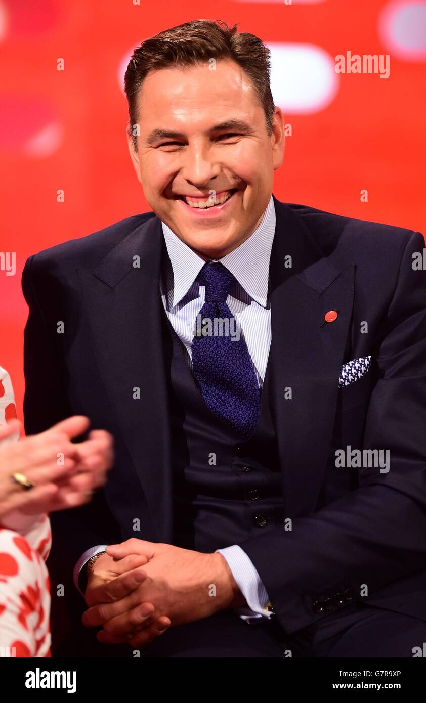 David Walliams during filming of the Graham Norton Comic Relief Show at ...