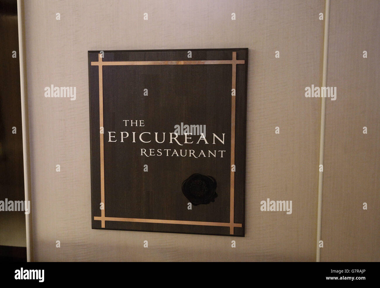 The Epicurean restaurant onboard P&O's newest cruise ship Britannia ...