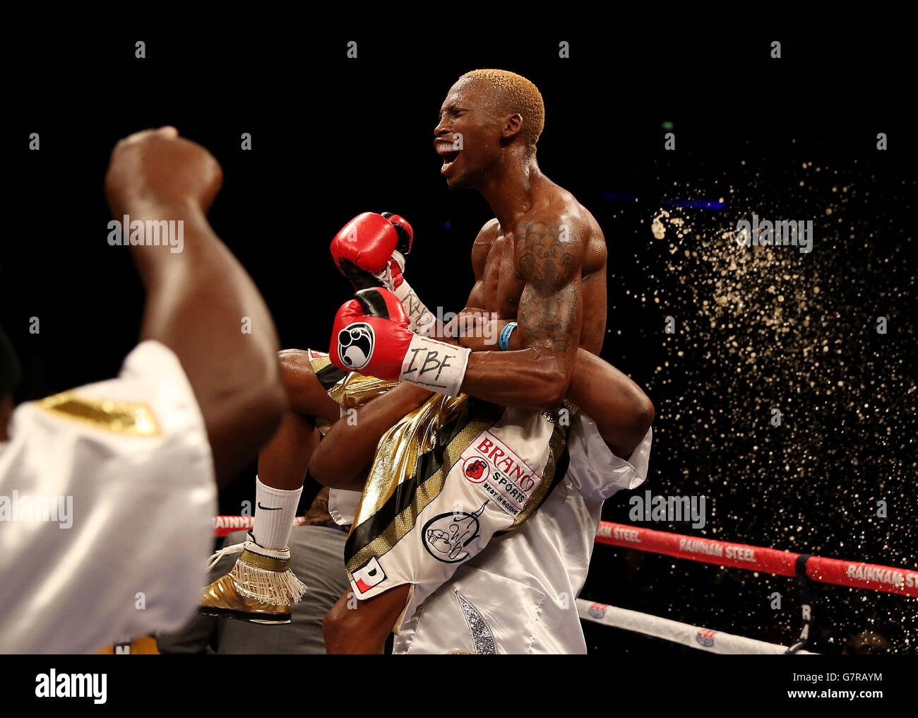 Boxing - Liverpool Echo Arena. Zolani Tete celebrates defeating Paul ...