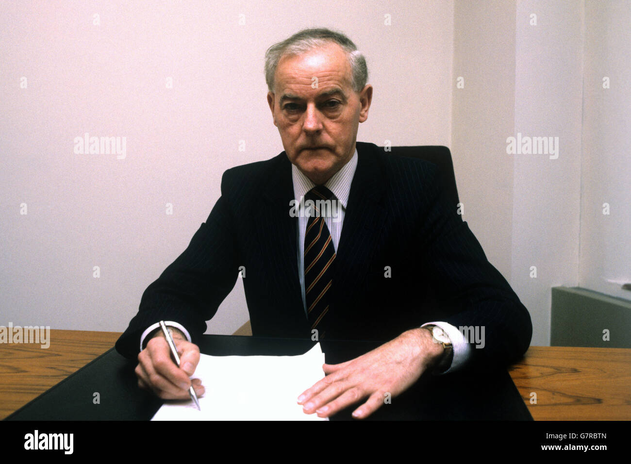 Politics - James Molyneaux MP - Belfast Stock Photo - Alamy