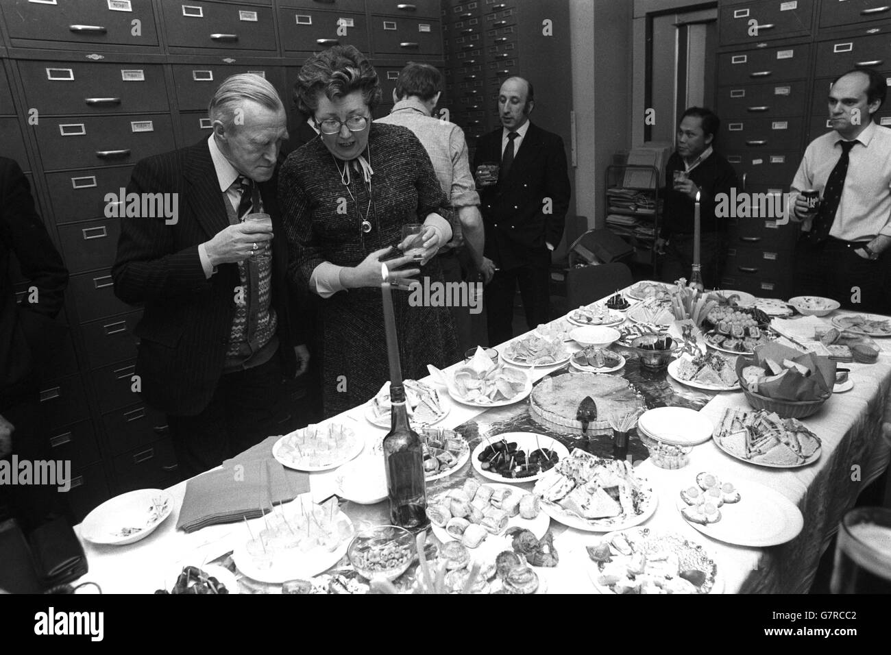 Media - PA Photo Library Christmas Party - London Stock Photo - Alamy