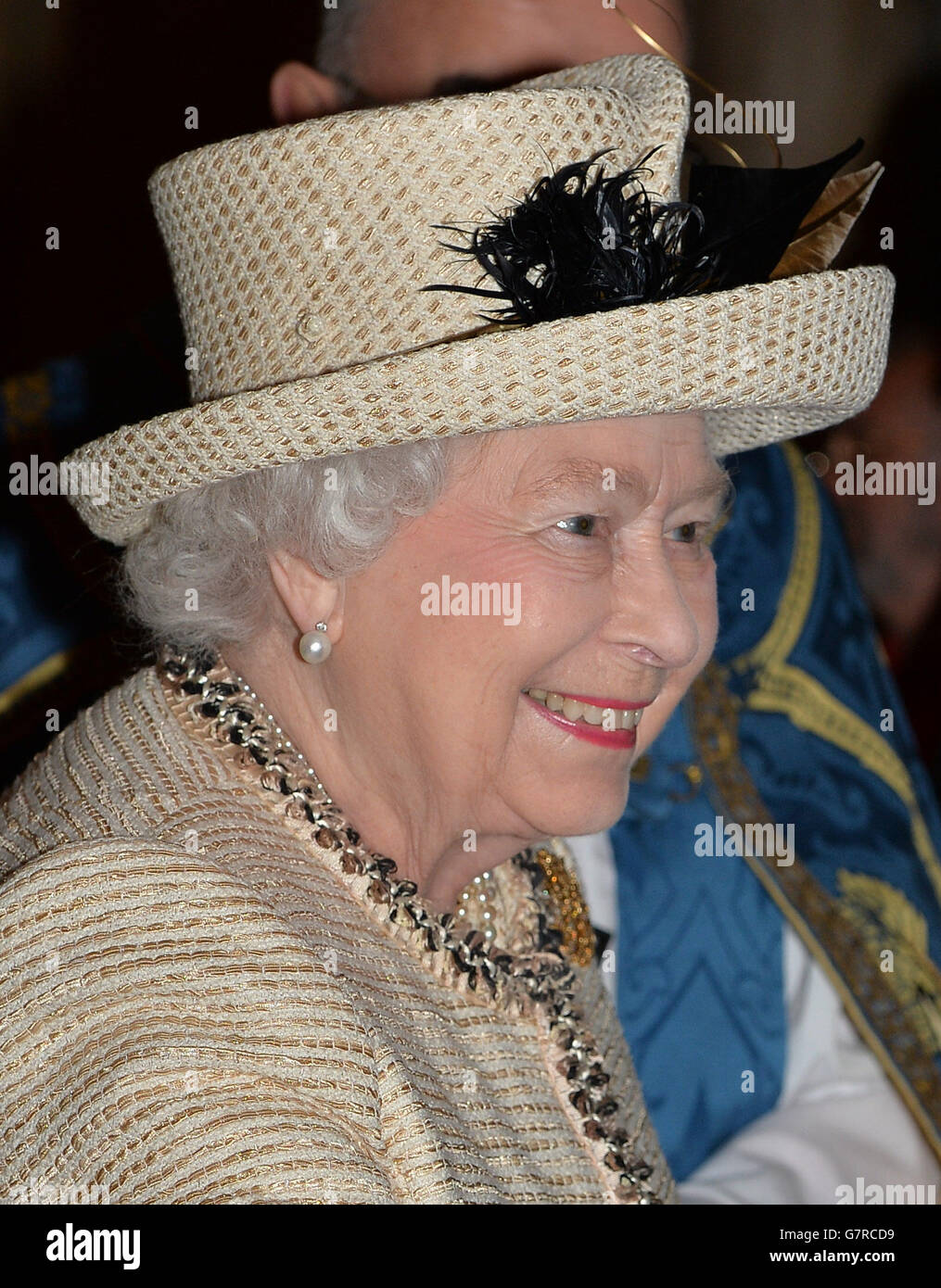 Queen Elizabeth II attends the Commonwealth Observance at Westminster ...