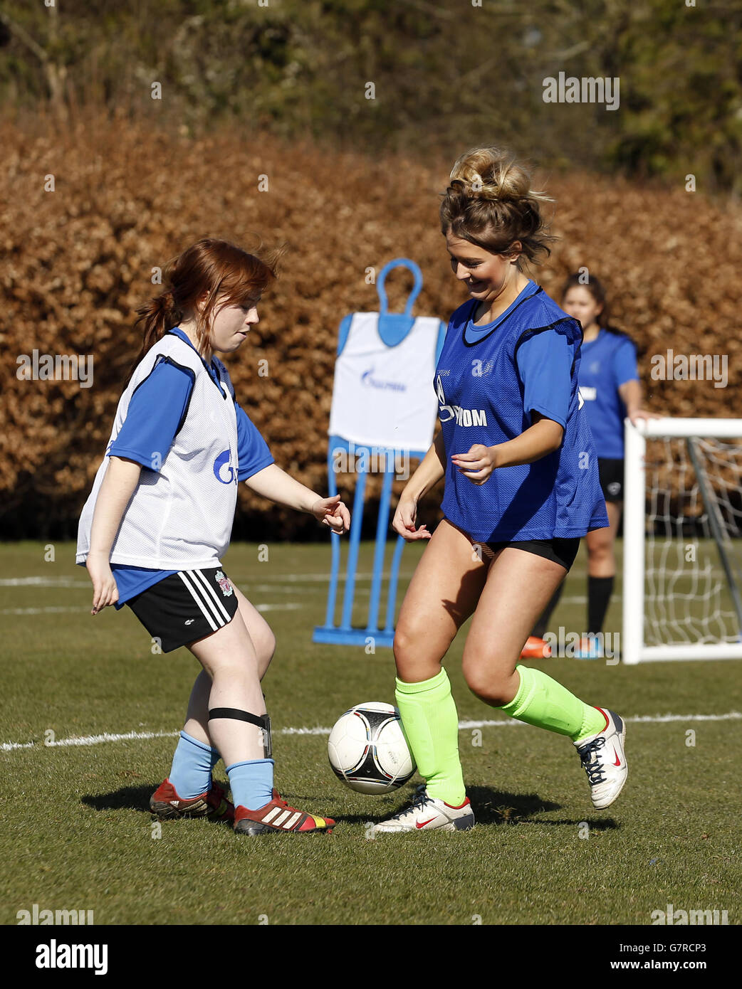 Training session cobham training centre hi-res stock photography and ...