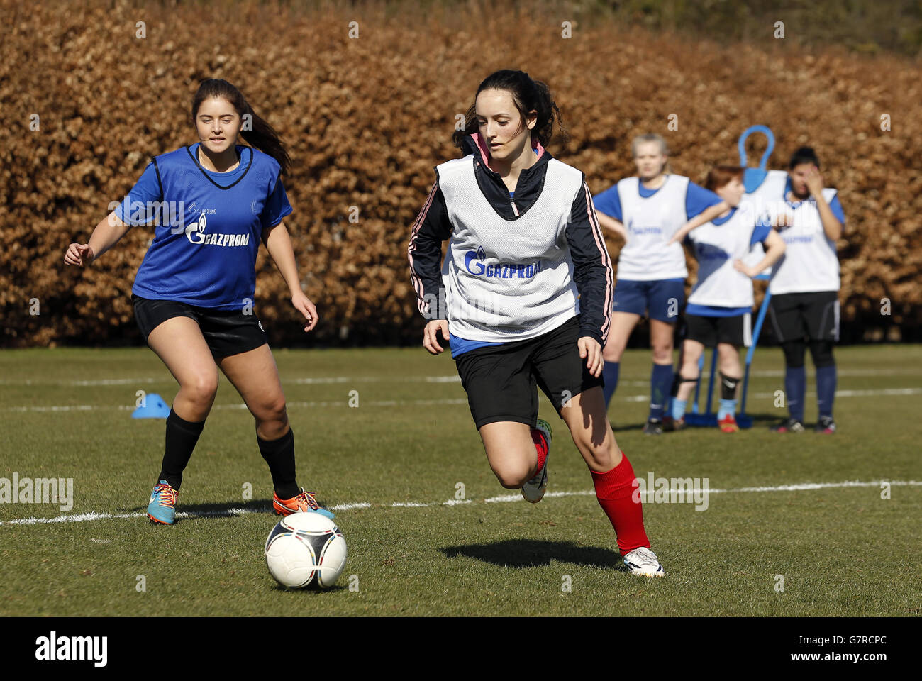 Soccer - Chelsea Ladies Training Session - Cobham Training Centre Stock ...