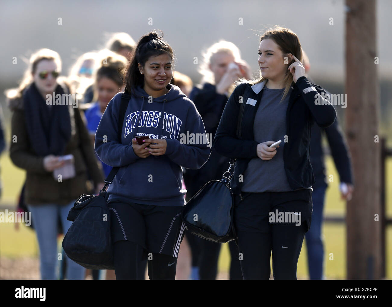 Soccer - Chelsea Ladies Training Session - Cobham Training Centre Stock ...