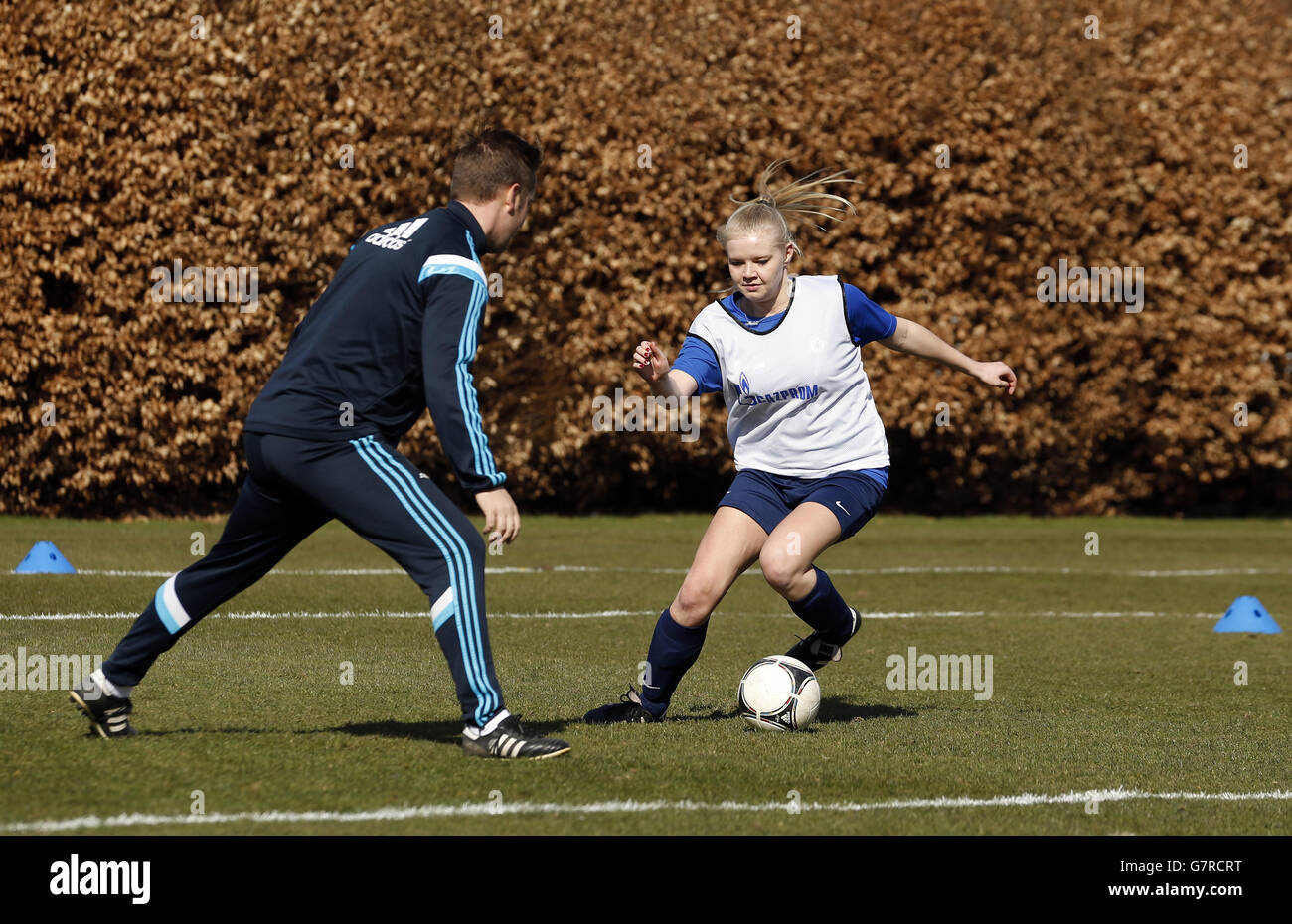 Soccer - Chelsea Ladies Training Session - Cobham Training Centre Stock ...