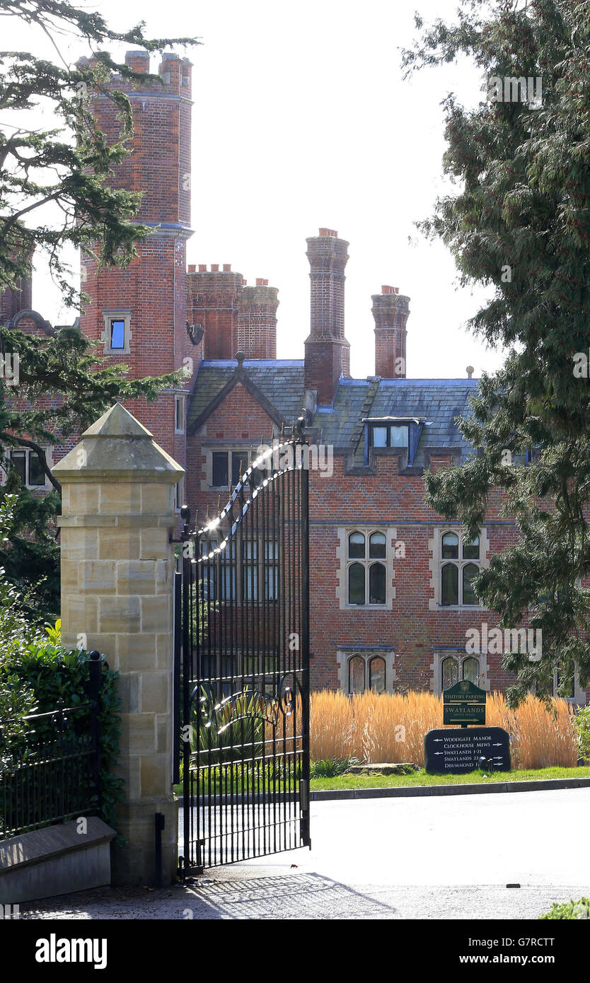 A general view of the former Swaylands School near Penhurst in Kent, as ...