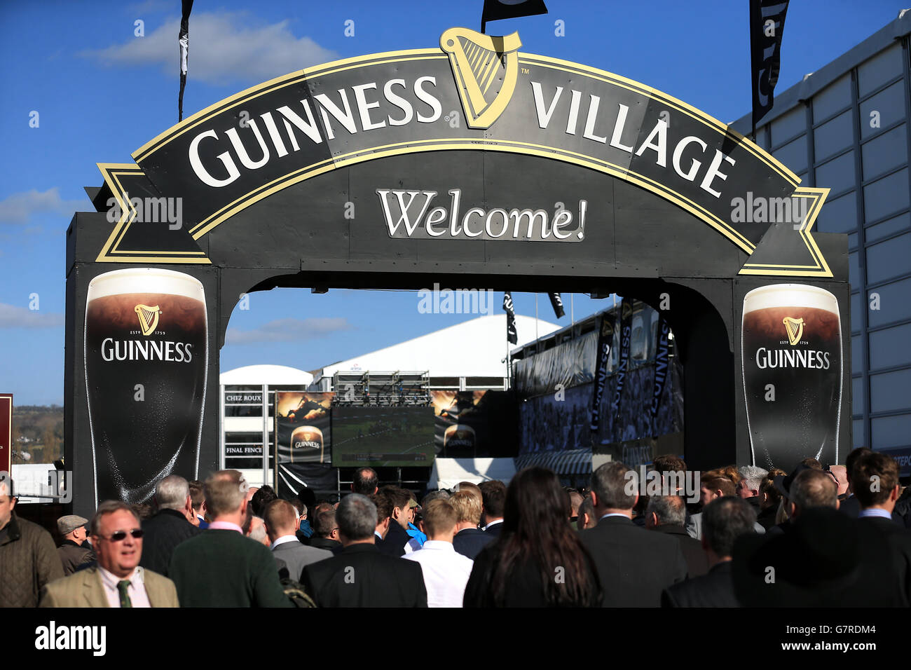 First Horseracing Races Signage Sign High Resolution Stock Photography ...