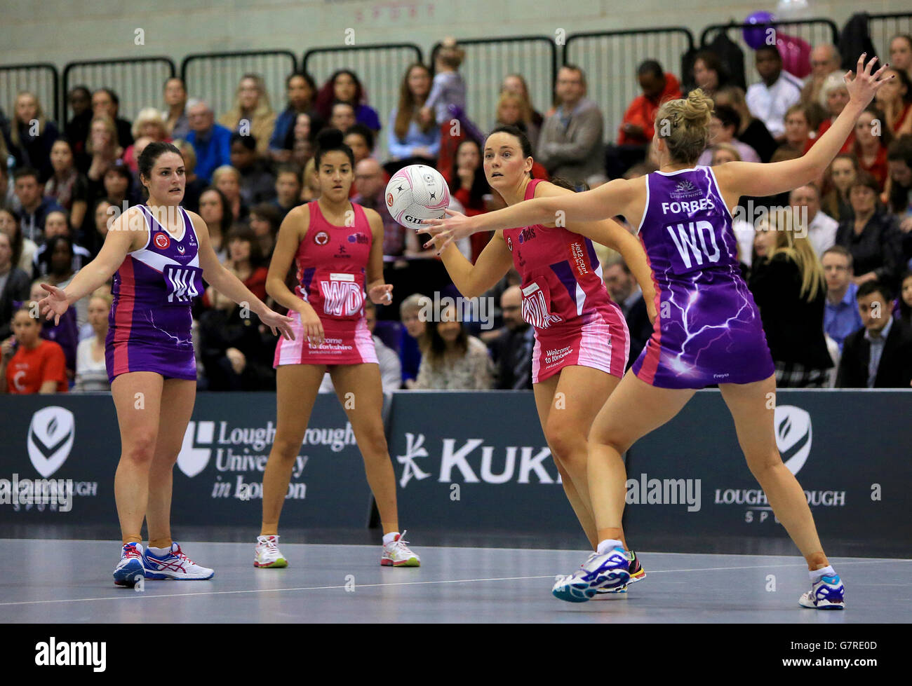 Loughborough lightning netball hi-res stock photography and images - Alamy