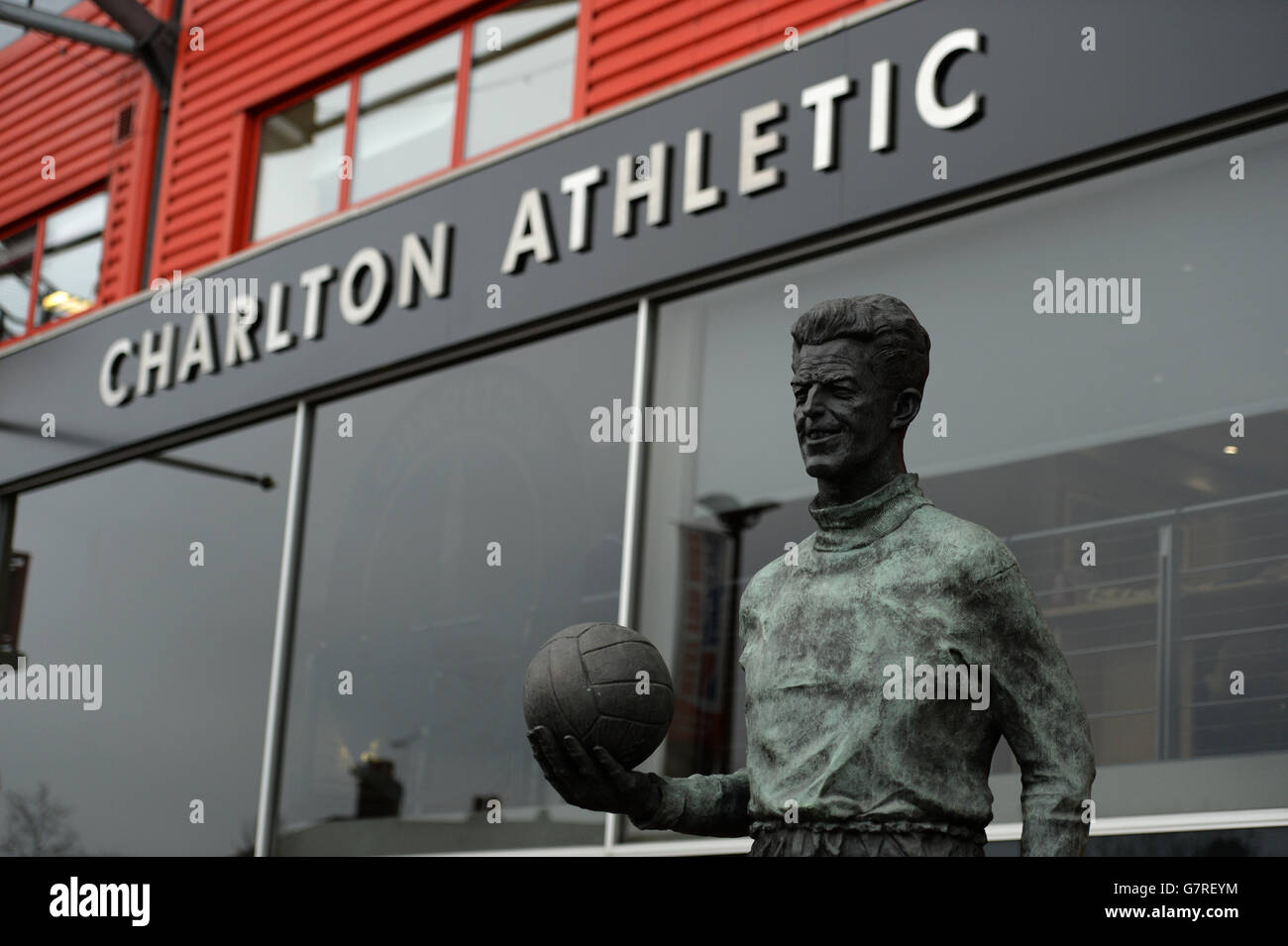 Charlton athletic state of sam bartram outside the valley hi-res stock ...