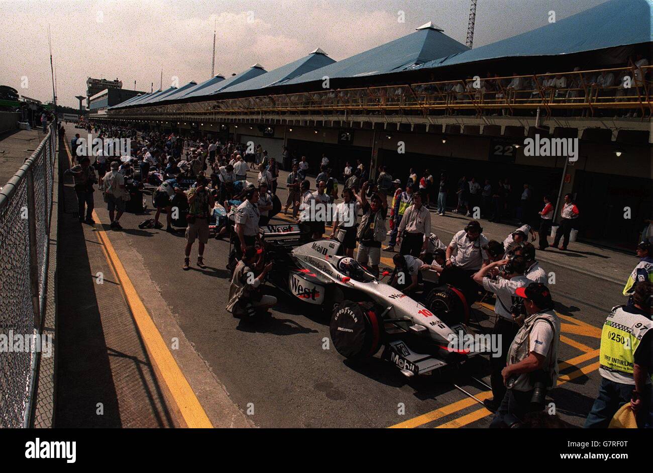 Motor Racing - Brazilian Grand Prix -Qualifying Stock Photo - Alamy