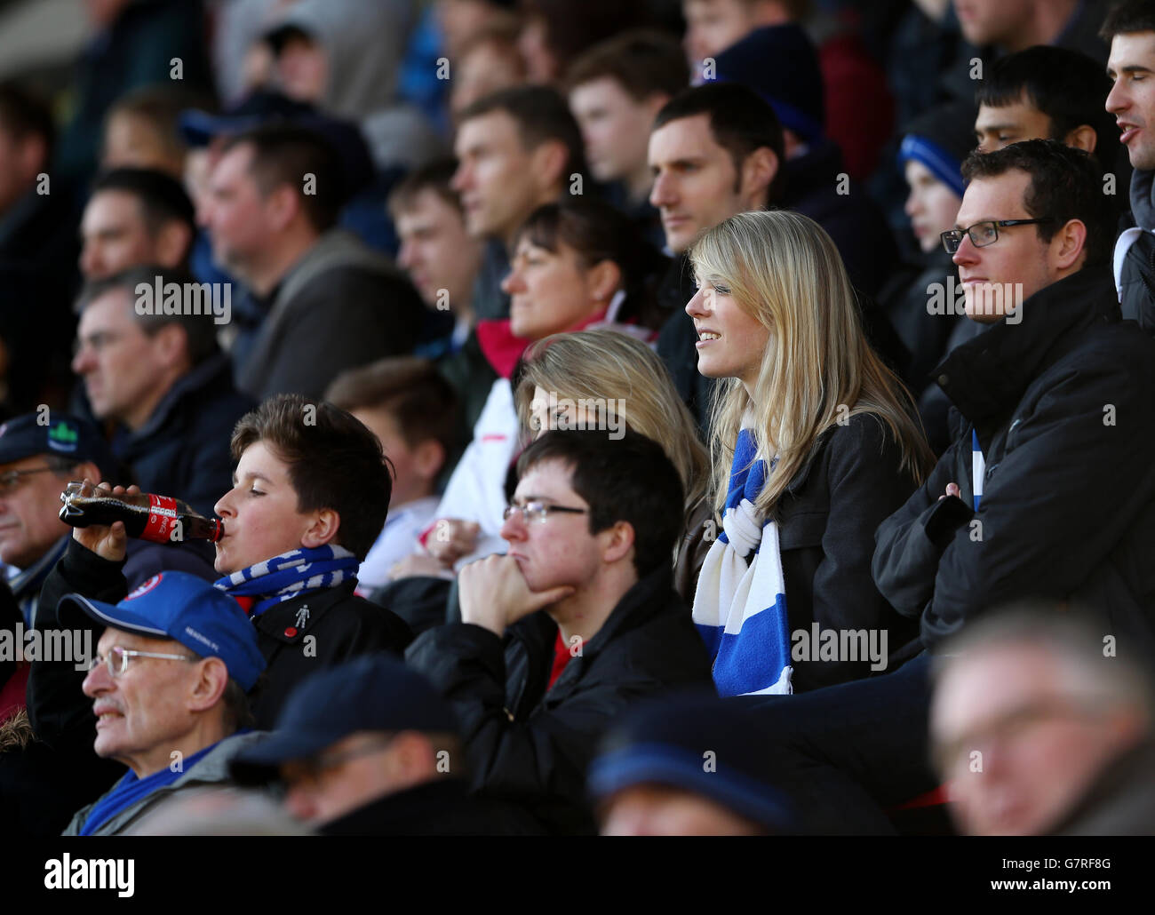 Football soccer readingftp crowd fans spectators hi-res stock ...