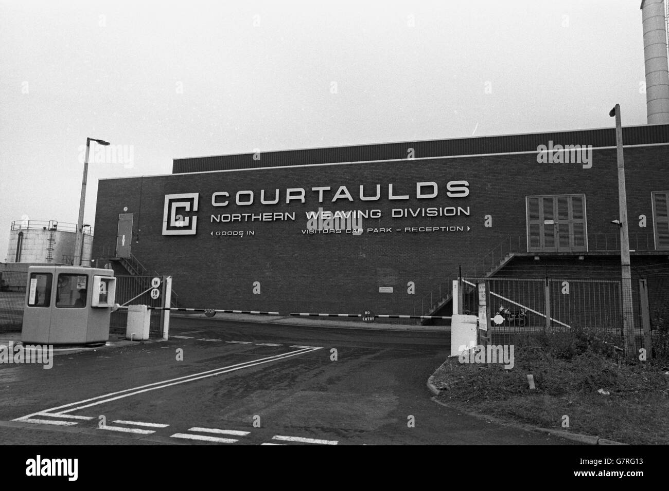 Buildings and Landmarks - Courtaulds Factory - Skelmersdale Stock Photo ...