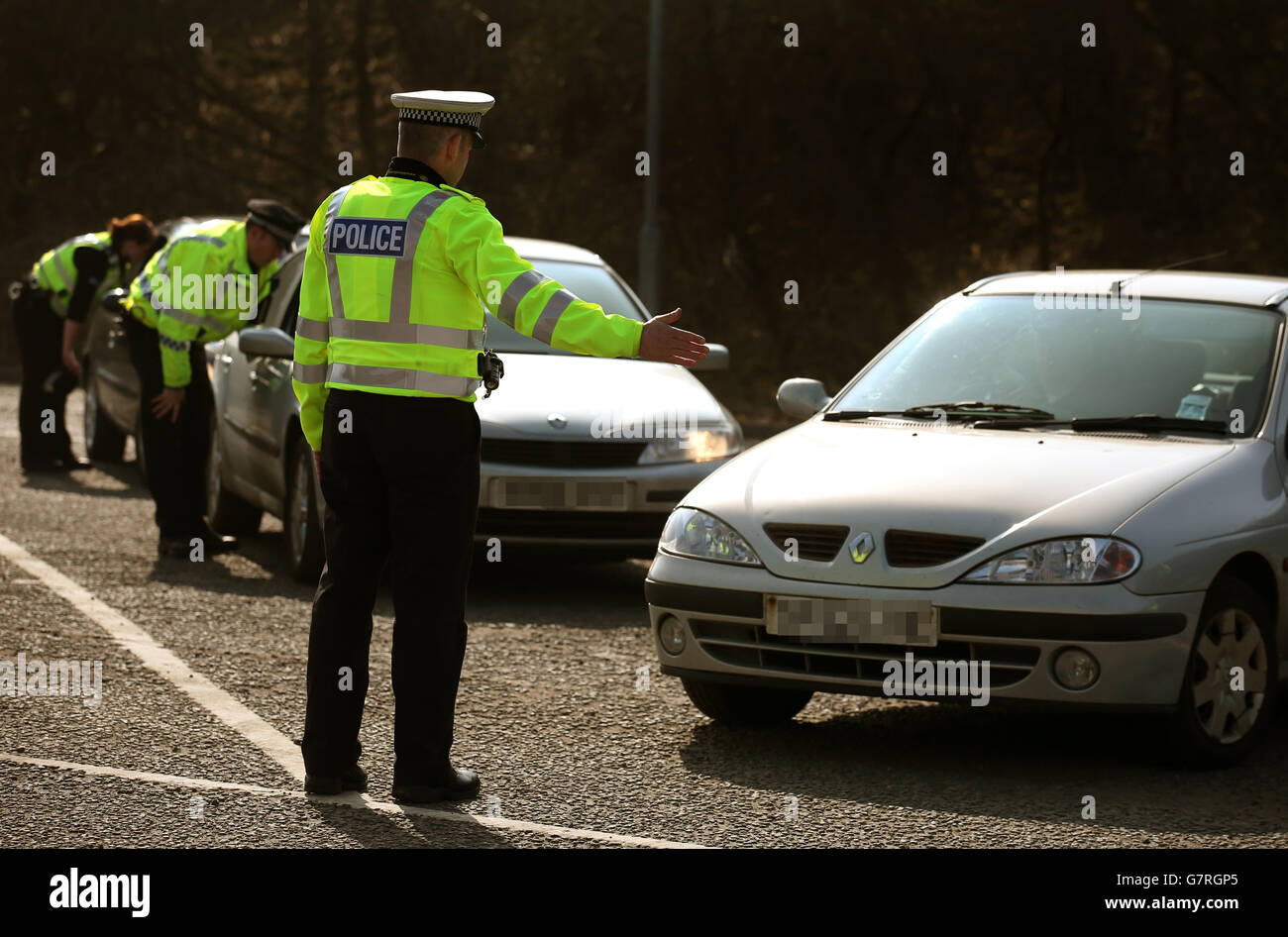 Police target better road safety Stock Photo - Alamy