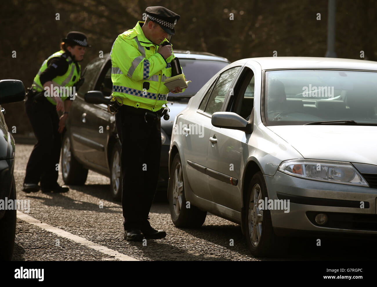 Police target better road safety Stock Photo - Alamy
