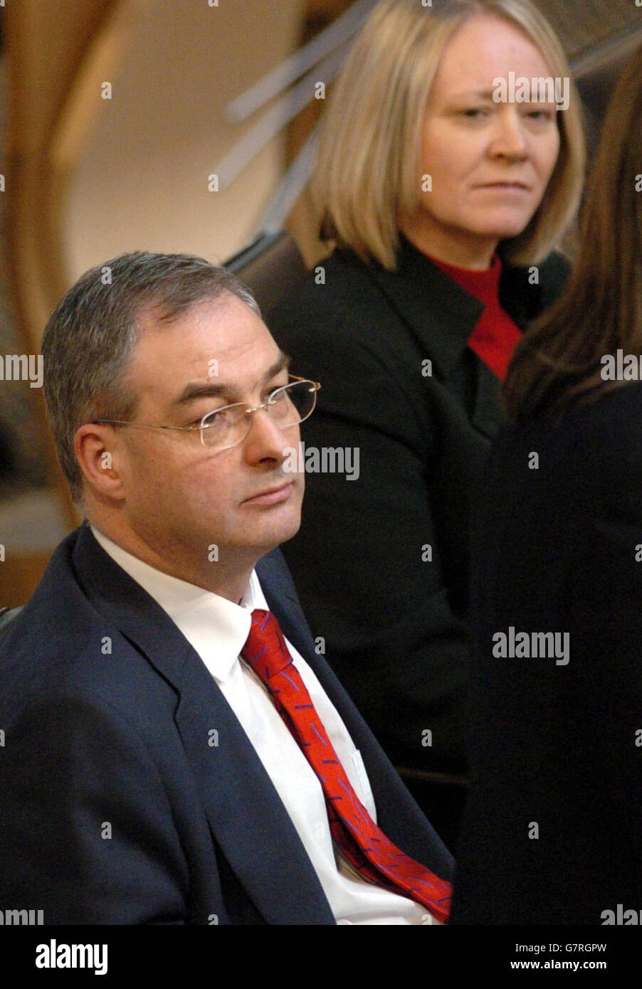 Lord advocate colin boyd and justice minister cathy jamieson hi-res ...