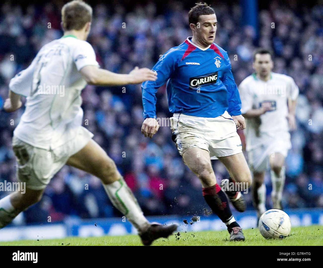 Barry Ferguson (right) returns to Ibrox for first time since rejoining ...