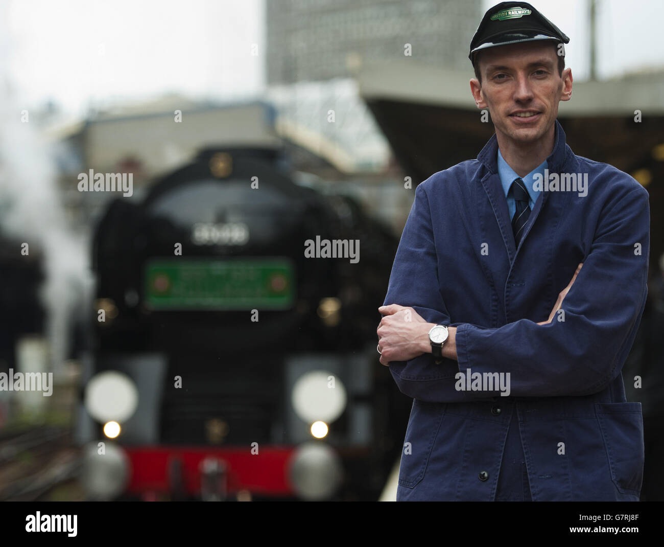 Jim Clarke, 33, who is set to become the youngest steam engine driver ...